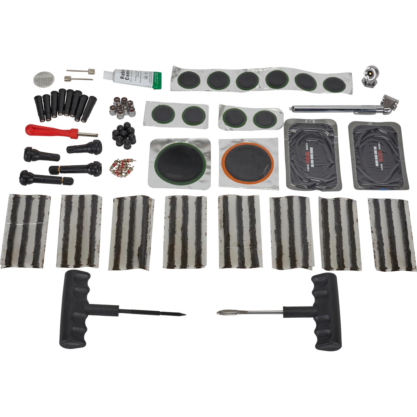Performance Tool 60203 82 Piece Tire Repair and Maintenance Kit
