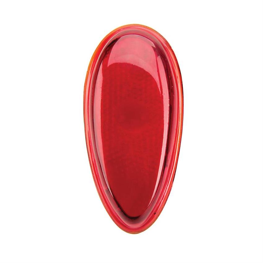1938-1939 Ford Red Glass Tail Light Lens, Passenger Cars