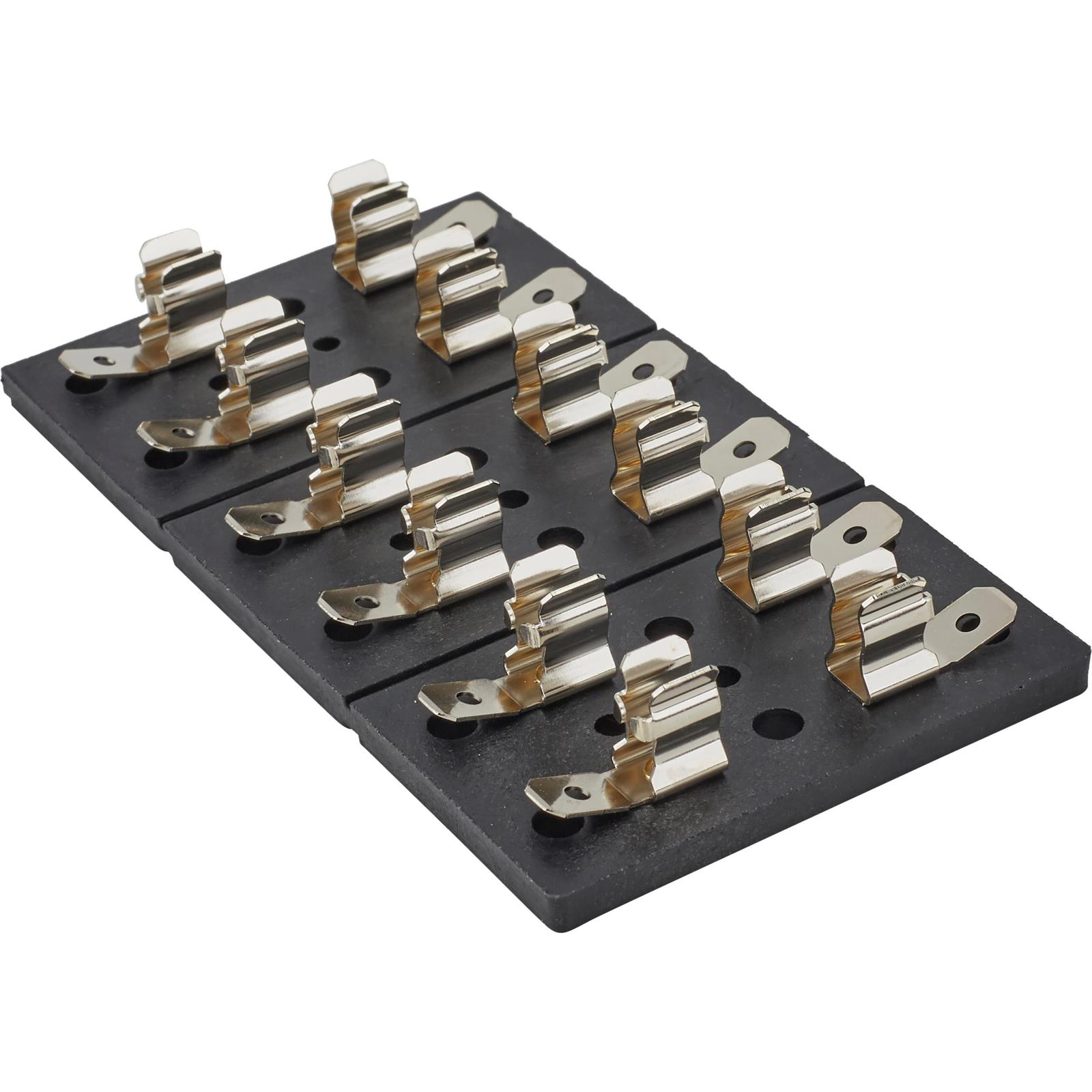 6 Fuse Holder, Glass Fuses
