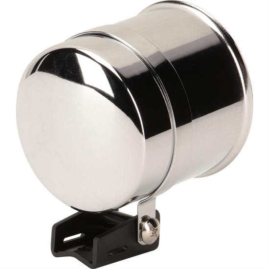 Tachometer Mounting Cup for 3-1/8 and 3-3/8 Inch Gauges, Chrome