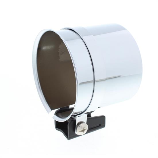 Tachometer Mounting Cup for 3-1/8 and 3-3/8 Inch Gauges, Chrome