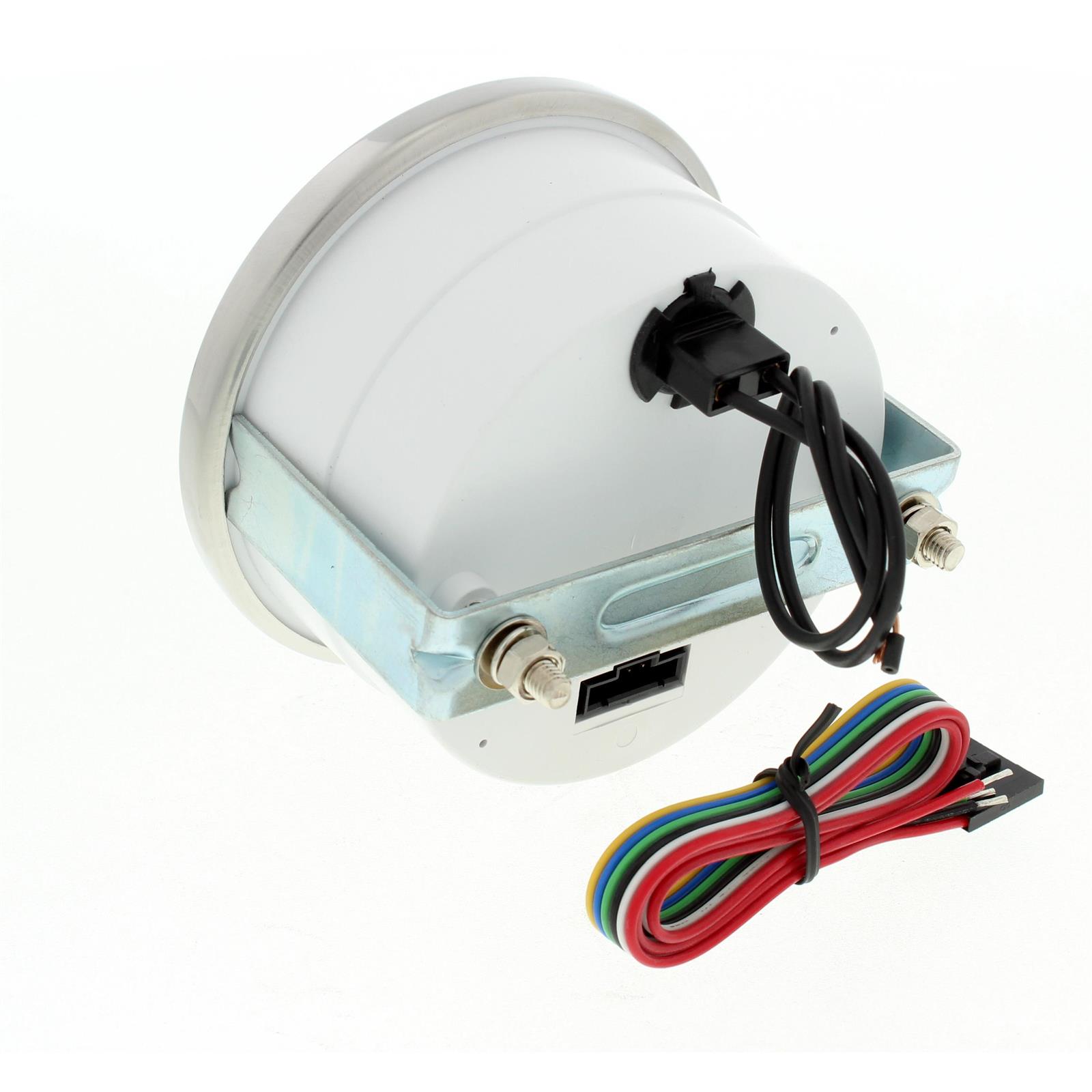 Speedway Speedometer Gauge, White Face, 3-3/8, Electric