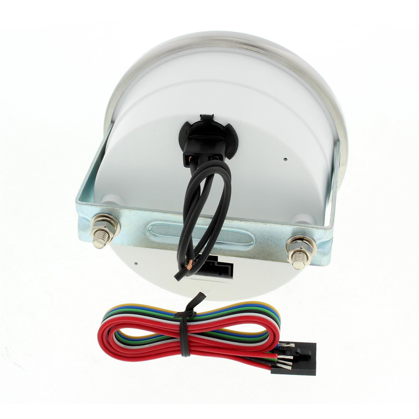 Speedway Speedometer Gauge, White Face, 3-3/8, Electric