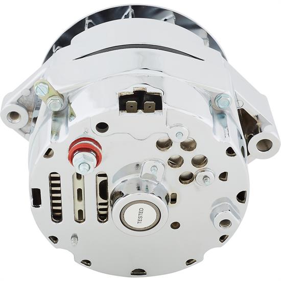 King Chrome GM One Wire Alternator, 100 Amp