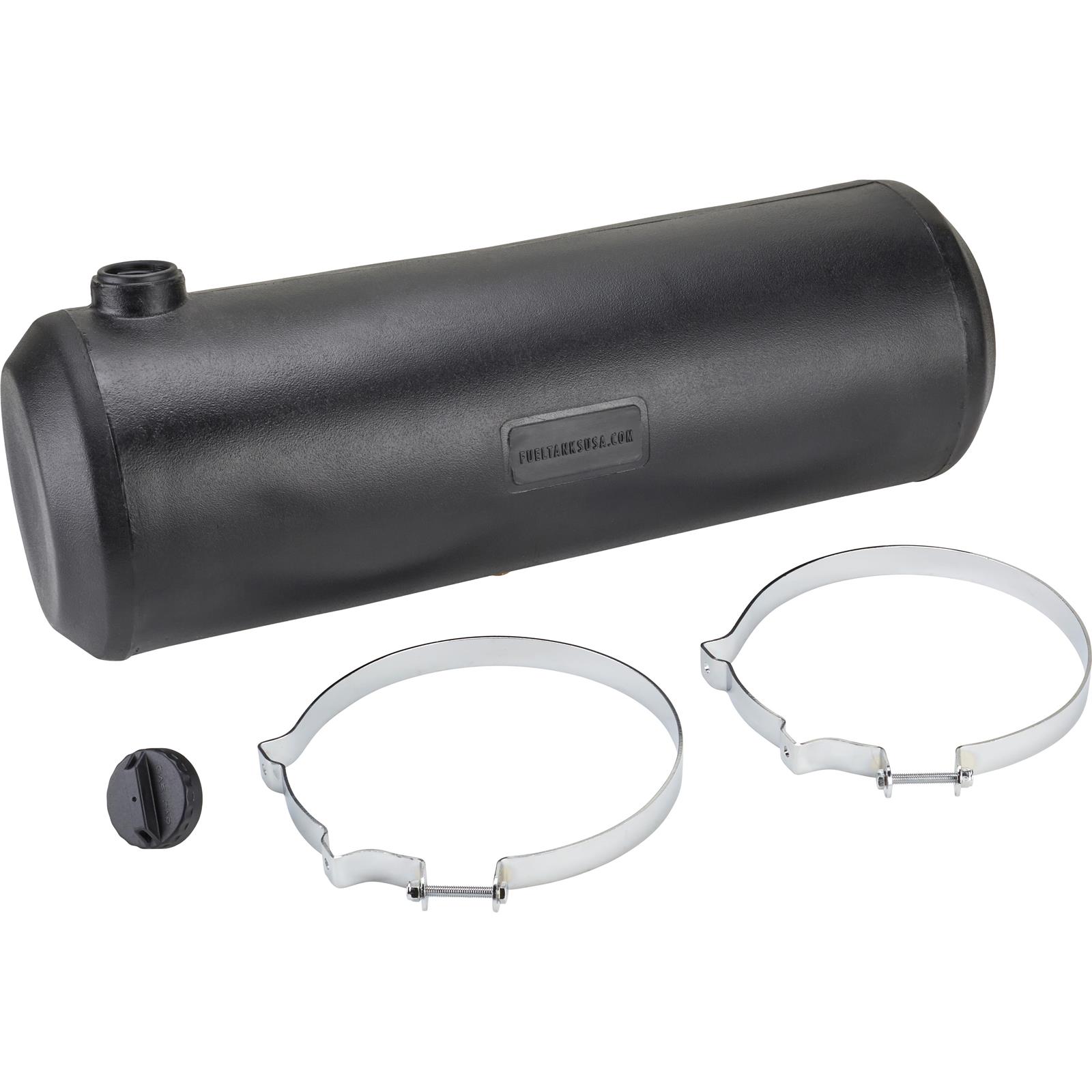 Black Poly Fuel Tank, 10 Gallon, 10 x 30 Inch