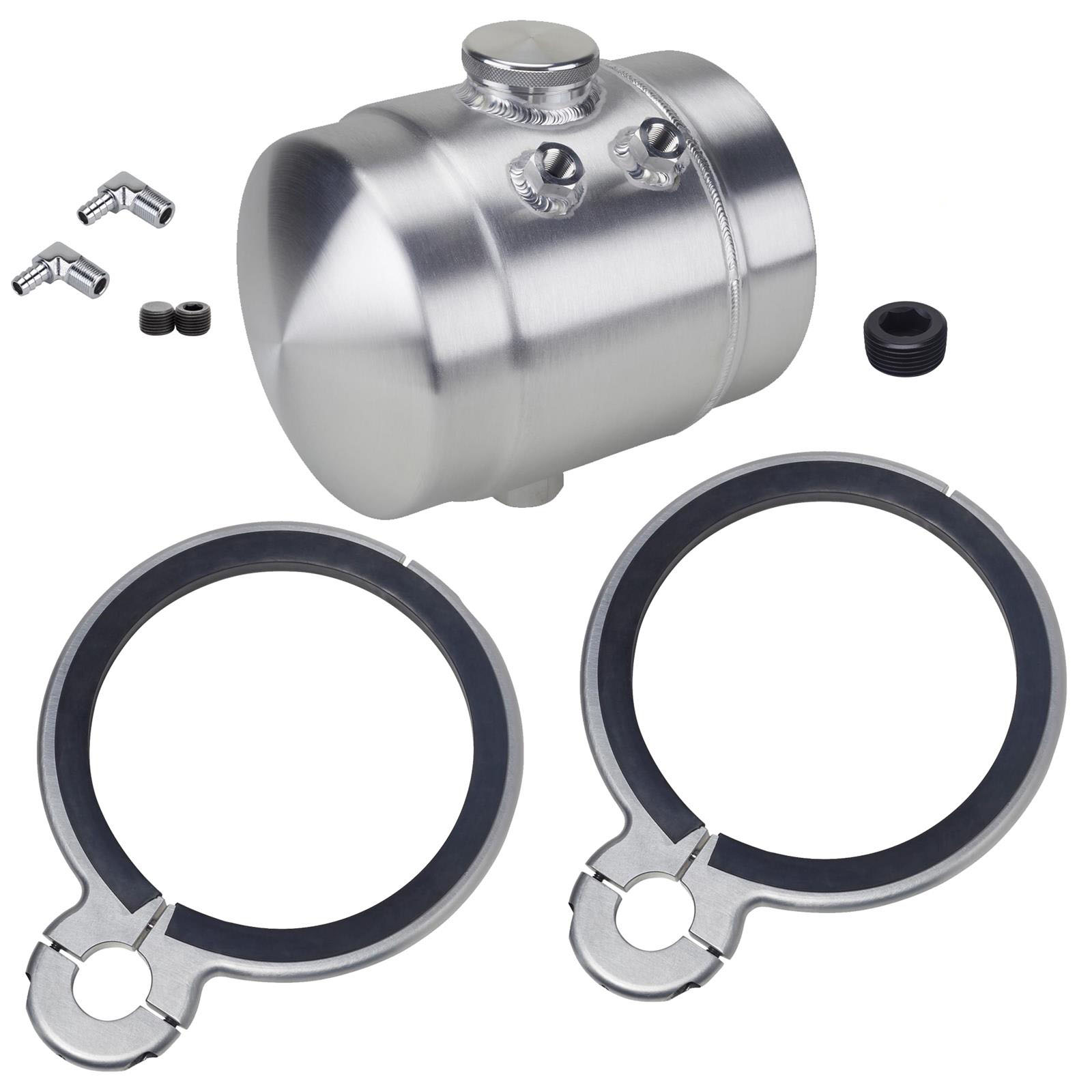 Speedway Brushed Aluminum Spun Tank Kit