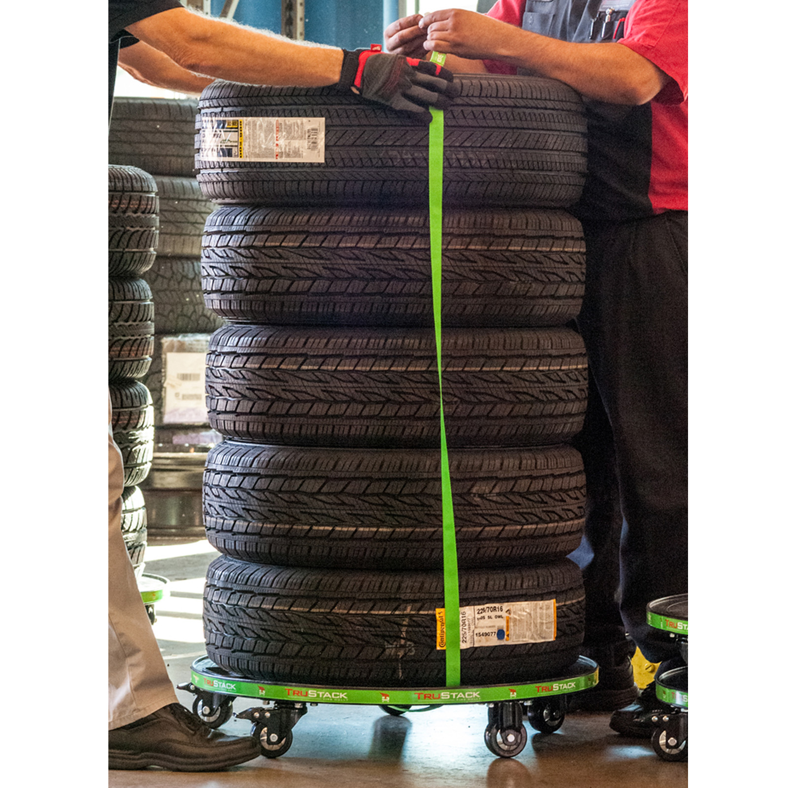 TruStack TS30EZ75S Tire Dolly, 30 Inch