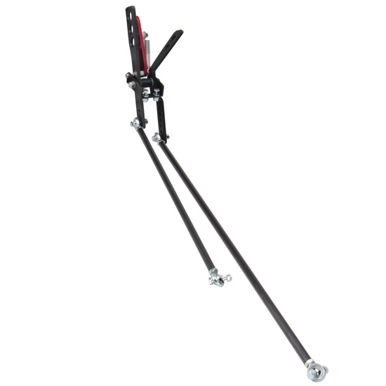 Short Locking 2 Lever Shifter, Spring Loaded