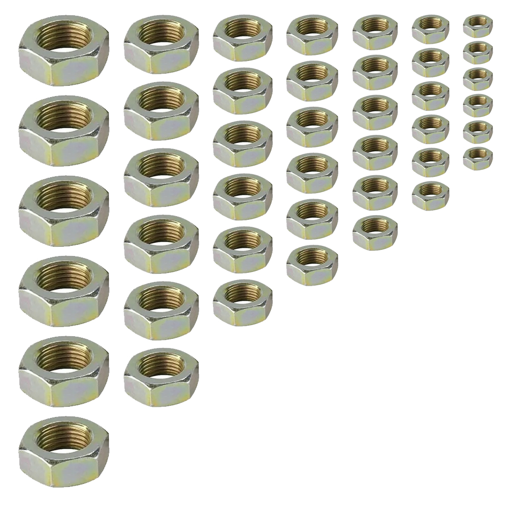 Speedway Steel Jam Nut Assortment Left Hand Fine Thread speedway-steel-jam-nut-assortment-left-hand-fine-thread
