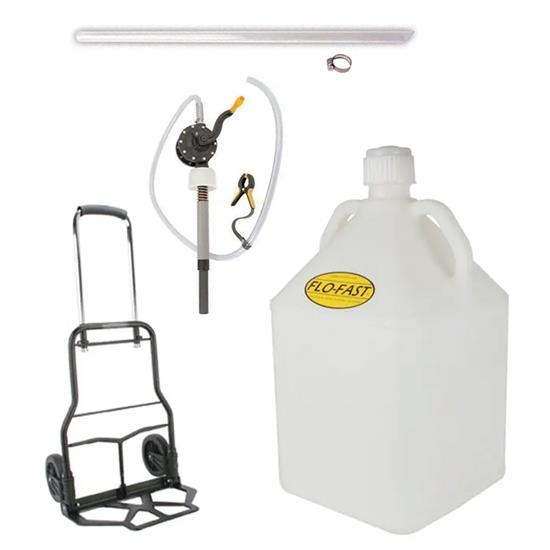 Flo-Fast 15 Gallon Pump System with Jug, Cart, and Drum Kit