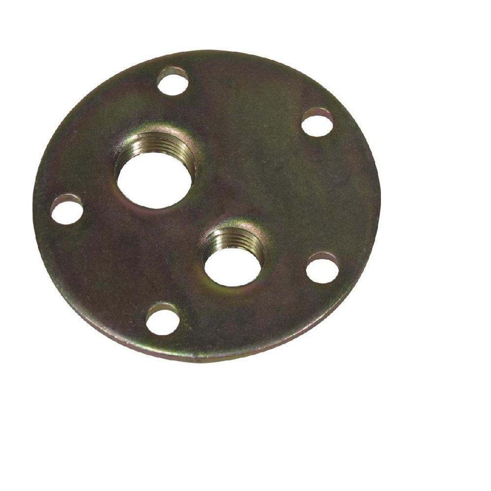 Tanks 5MPT 5 Hole Pattern Bolt-in Plate with 1/4"" & 3/8"" NPT