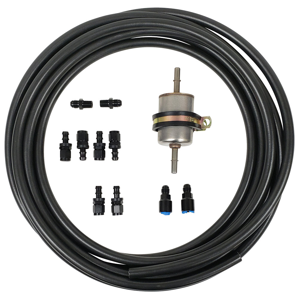 Tanks U-LINE-KIT Universal Fuel Line Kit, Straight Hose Ends