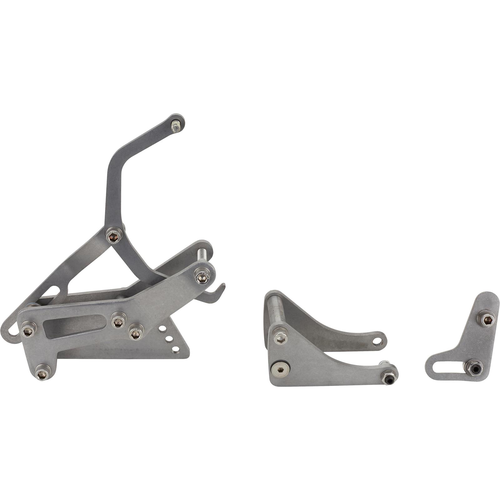 Bills Hot Rod Co. SBC P/S and Alt. Brackets, Side, Short, Raw