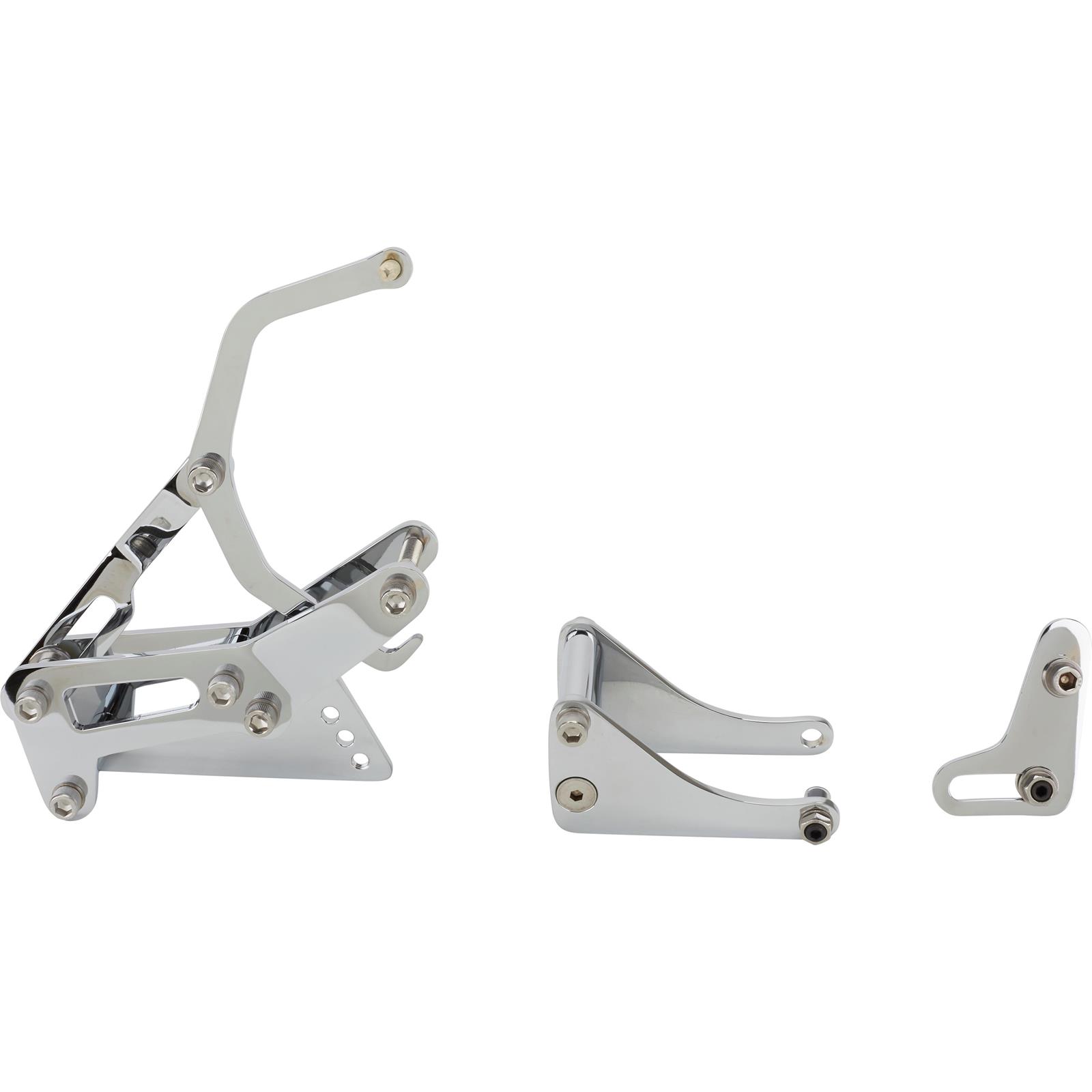 Bills Hot Rod Co. SBC P/S and Alt. Brackets, Side, Short, Chrome