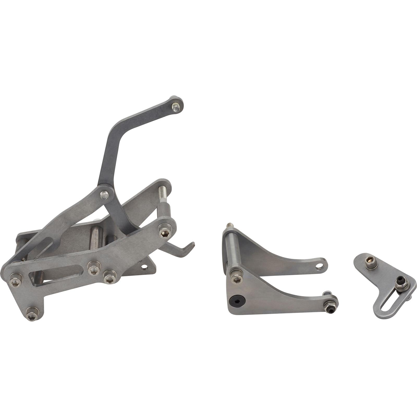 Bills Hot Rod Co. SBC P/S and Alt. Brackets, Side, Long, Raw