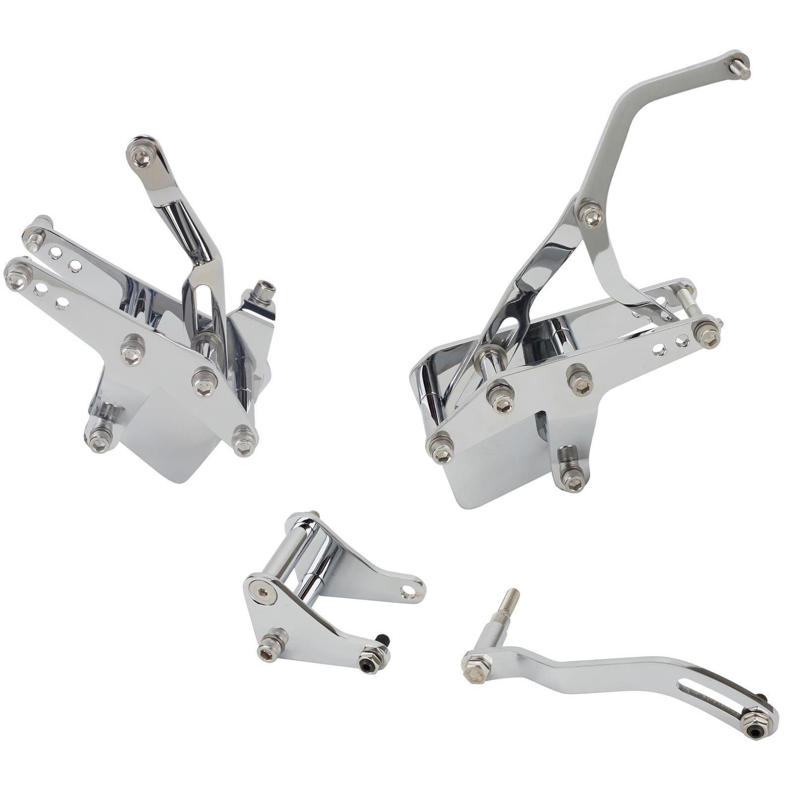 Bills Hot Rod Co. SBC Wide Set A/C, P/S, and Alt Brackets, Chrome