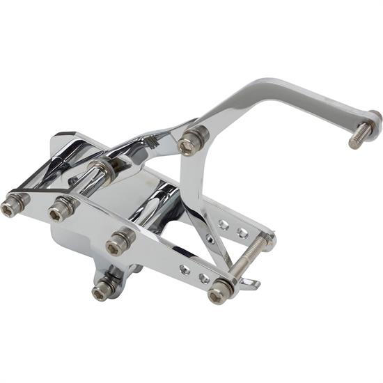 Bills Hot Rod Co. SBC Wide Set A/C, P/S, and Alt Brackets, Chrome