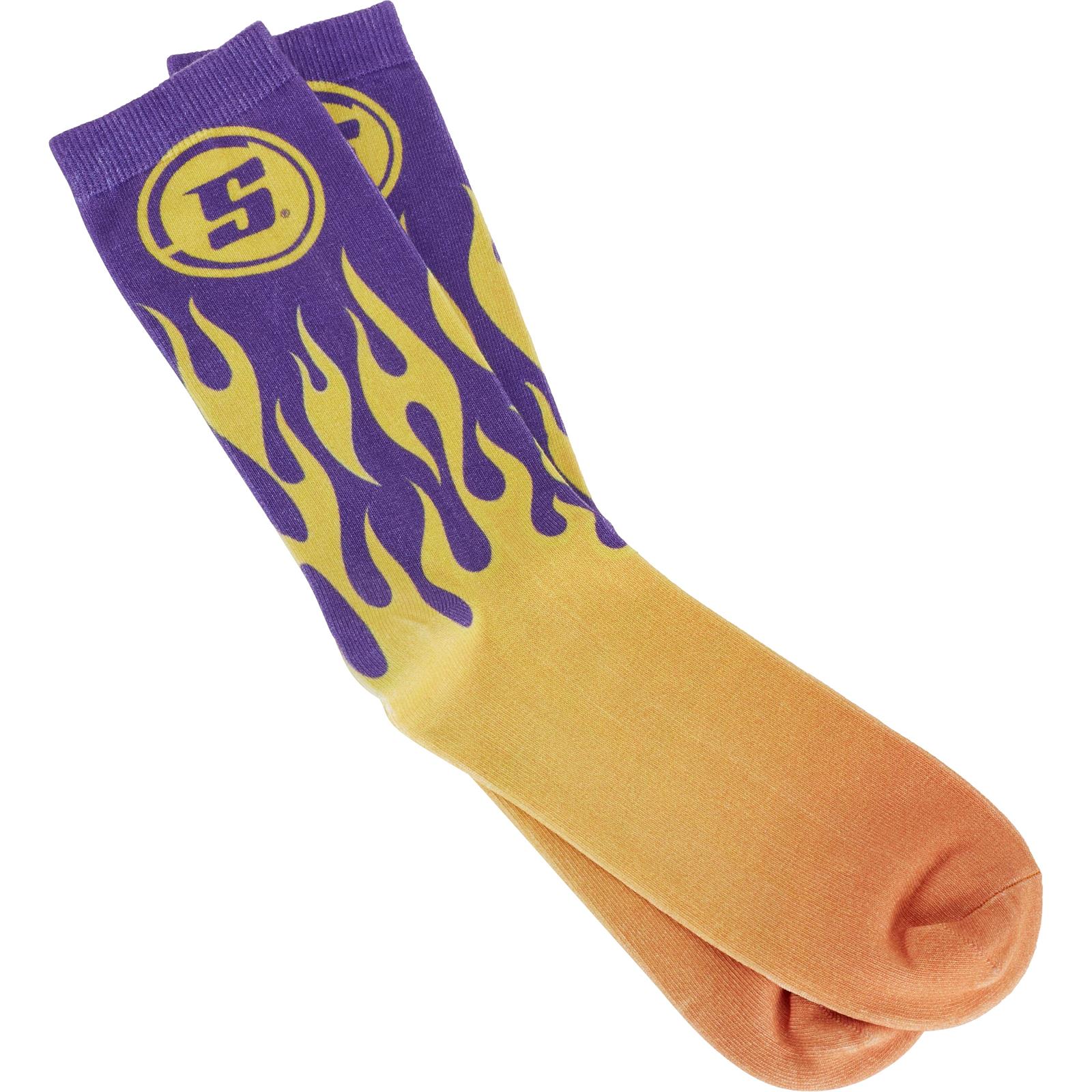 Speedway Motors Flamed Crew Socks