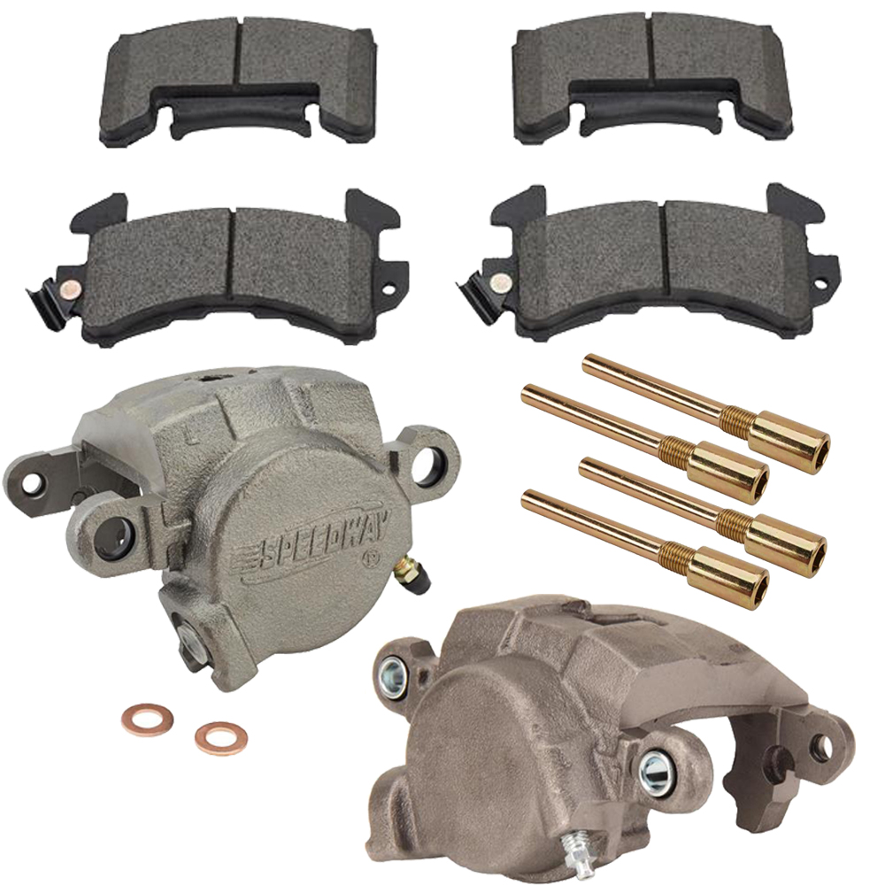 78-88 GM Metric Loaded Brake Caliper Kit w/D154 Street Brake Pads