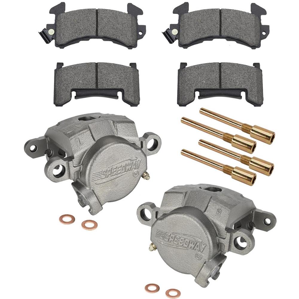 78-88 GM Metric Loaded Brake Caliper Kit w/D154 Street Brake Pads
