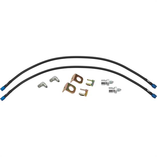 22 Inch Kevlar -3AN Brake Line Kit, 90 Degree 1/8 NPT, 3/8-24 IFF