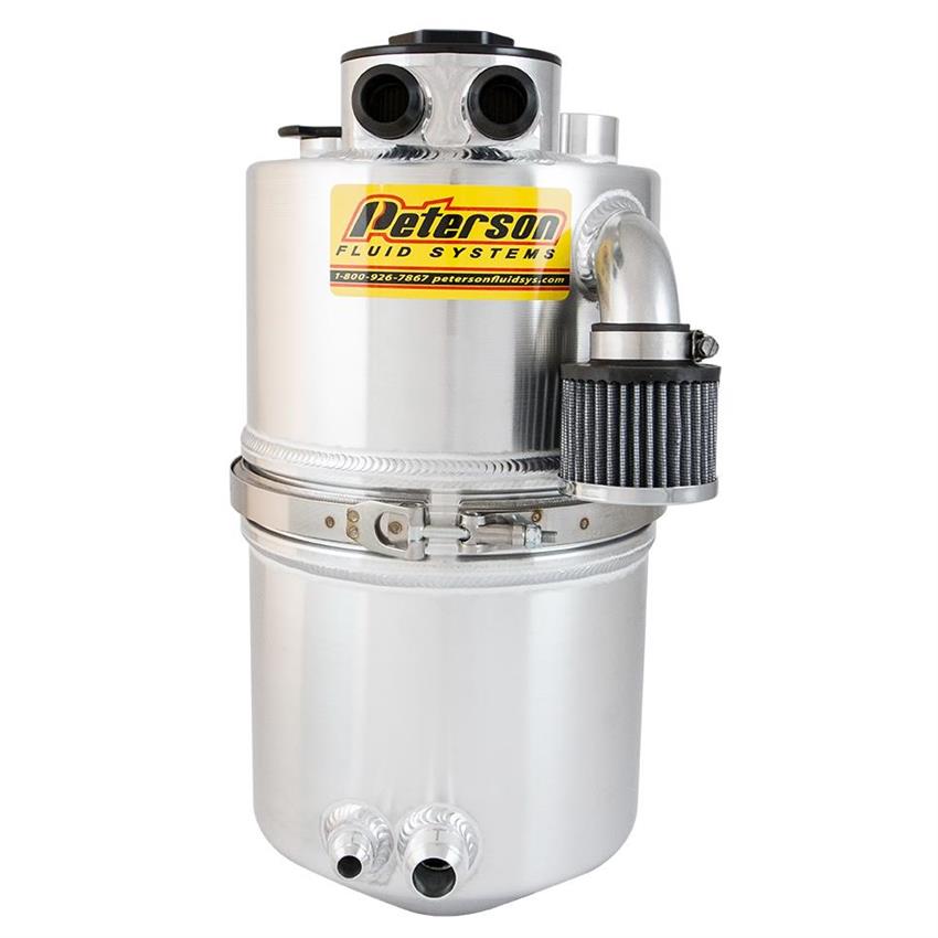Peterson Fluid Systems 08-9016 Dirt Late Model Oil Tank, 4 Gallon