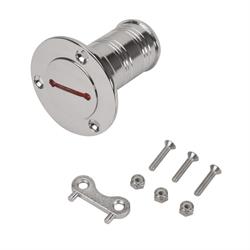 Stainless Steel Flush Mount Fuel Filler Neck w/12 Inch Hose Kit