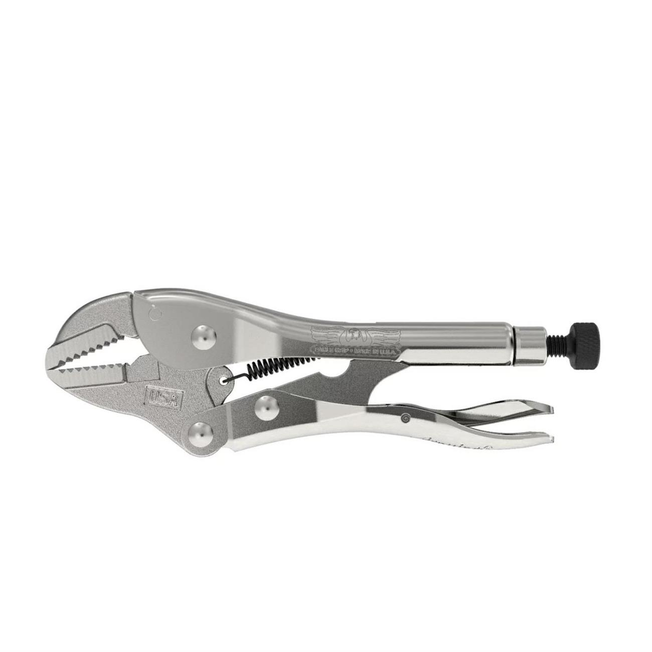 Eagle Grip LP7R Locking Pliers, Straight Jaw, 7 Inch, Steel
