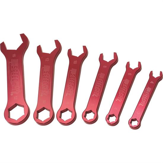 Speedway Aluminum AN Fitting Wrench Set, 6-Piece
