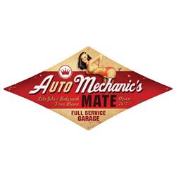 Auto Mechanic Vintage Metal Sign