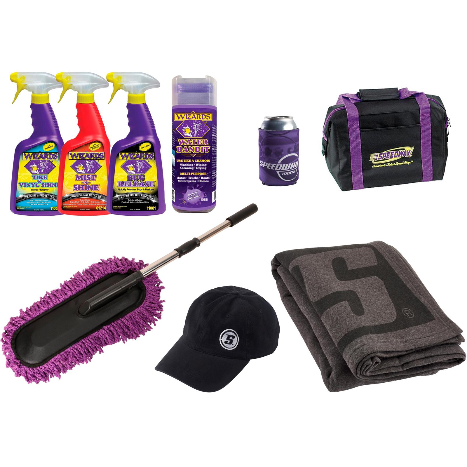 Speedway Motors Car Show Essentials with Wizards Detailing Kit