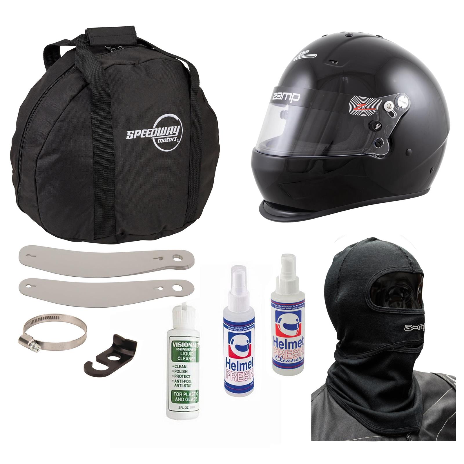 Zamp RZ-56 Helmet, Hook and Tear Off Kit