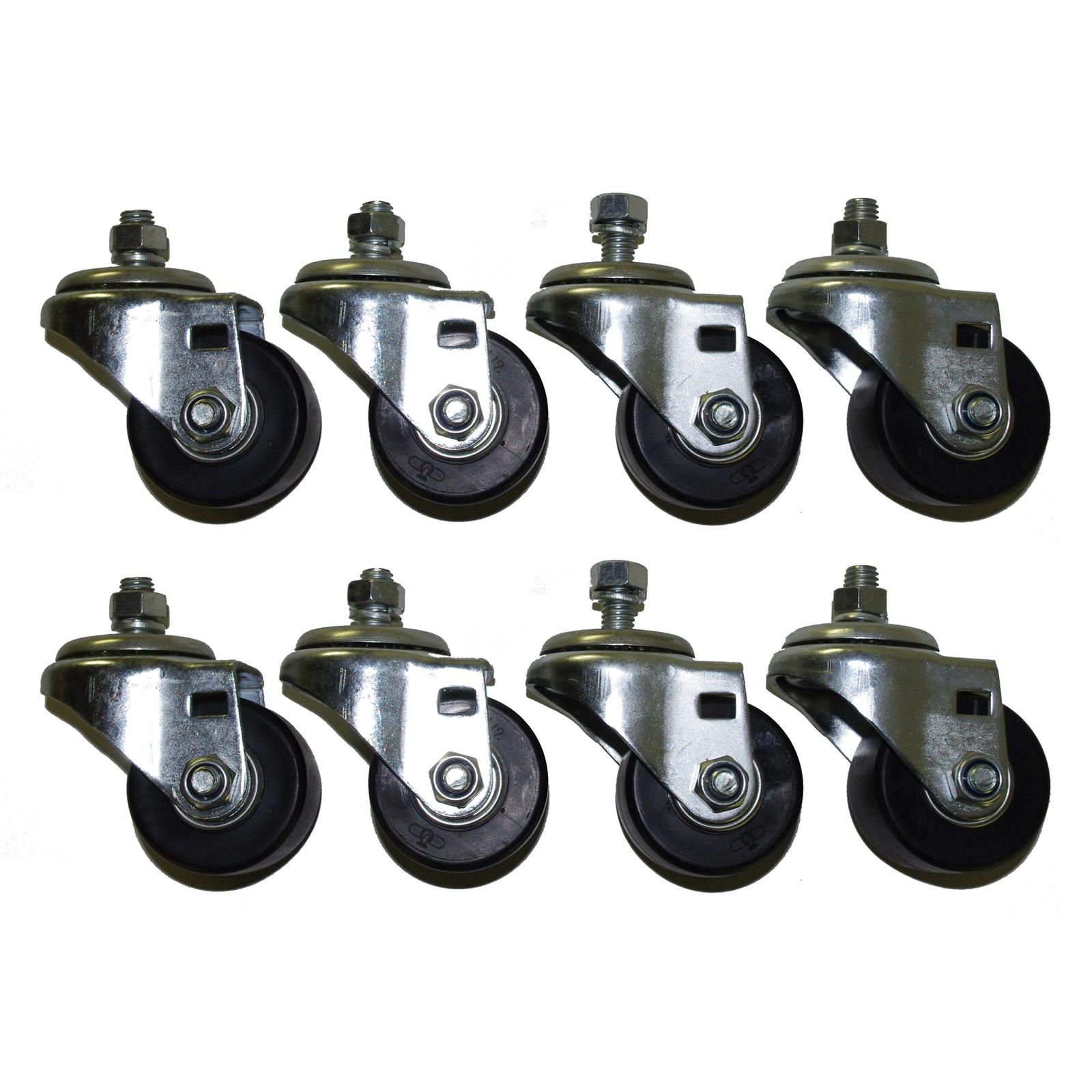 Auto Dolly M998134 Heavy Duty Caster Upgrade Kit, Set of 8