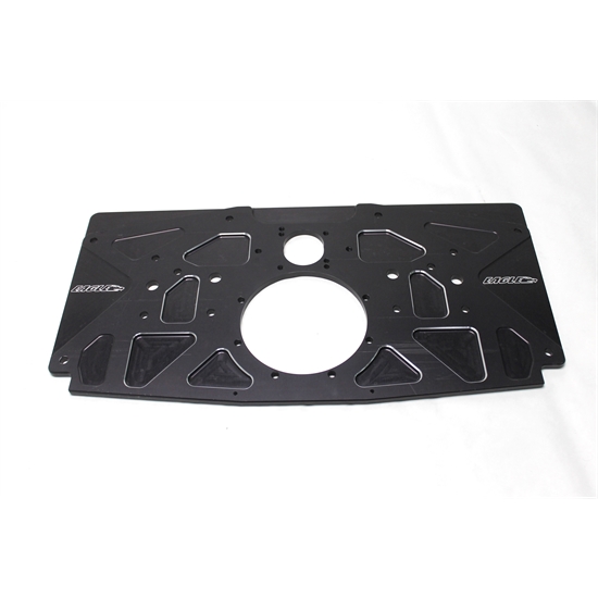 Garage Sale - Small Block Chevy Aluminum Rear Motor Plate, Black