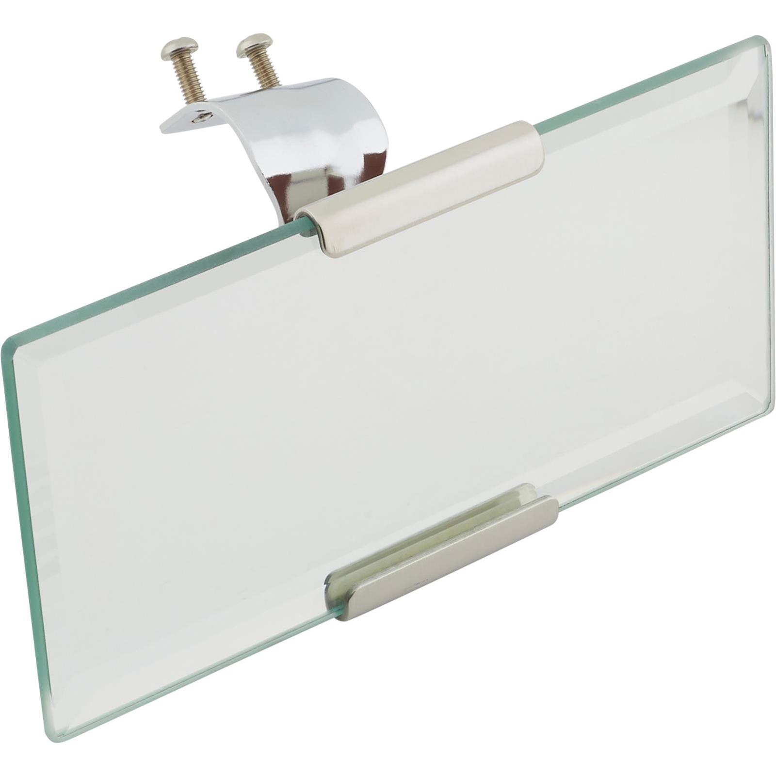Roadster Rectangular Mirror, Stainless