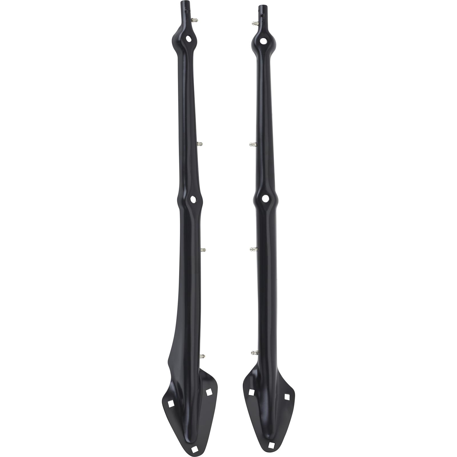 1926-1927 Tall Model T Windshield Posts, Stock Height, Plain