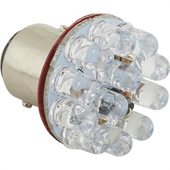 LED 1157 Tail Light Bulb, 1 Inch, Red