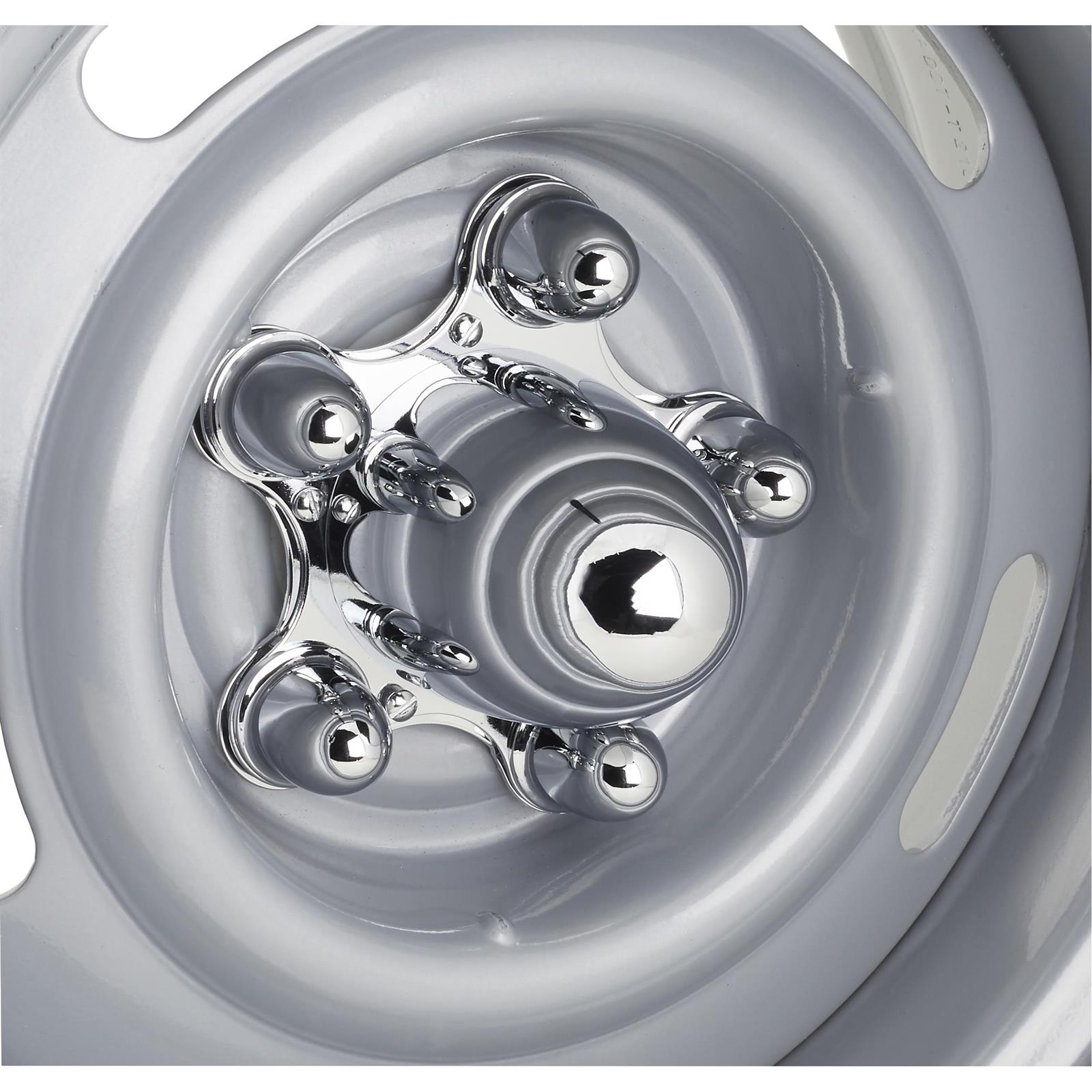 Speedway Bullet-Style Spider Cap Wheel Hub Covers, 5 on 5 Inch
