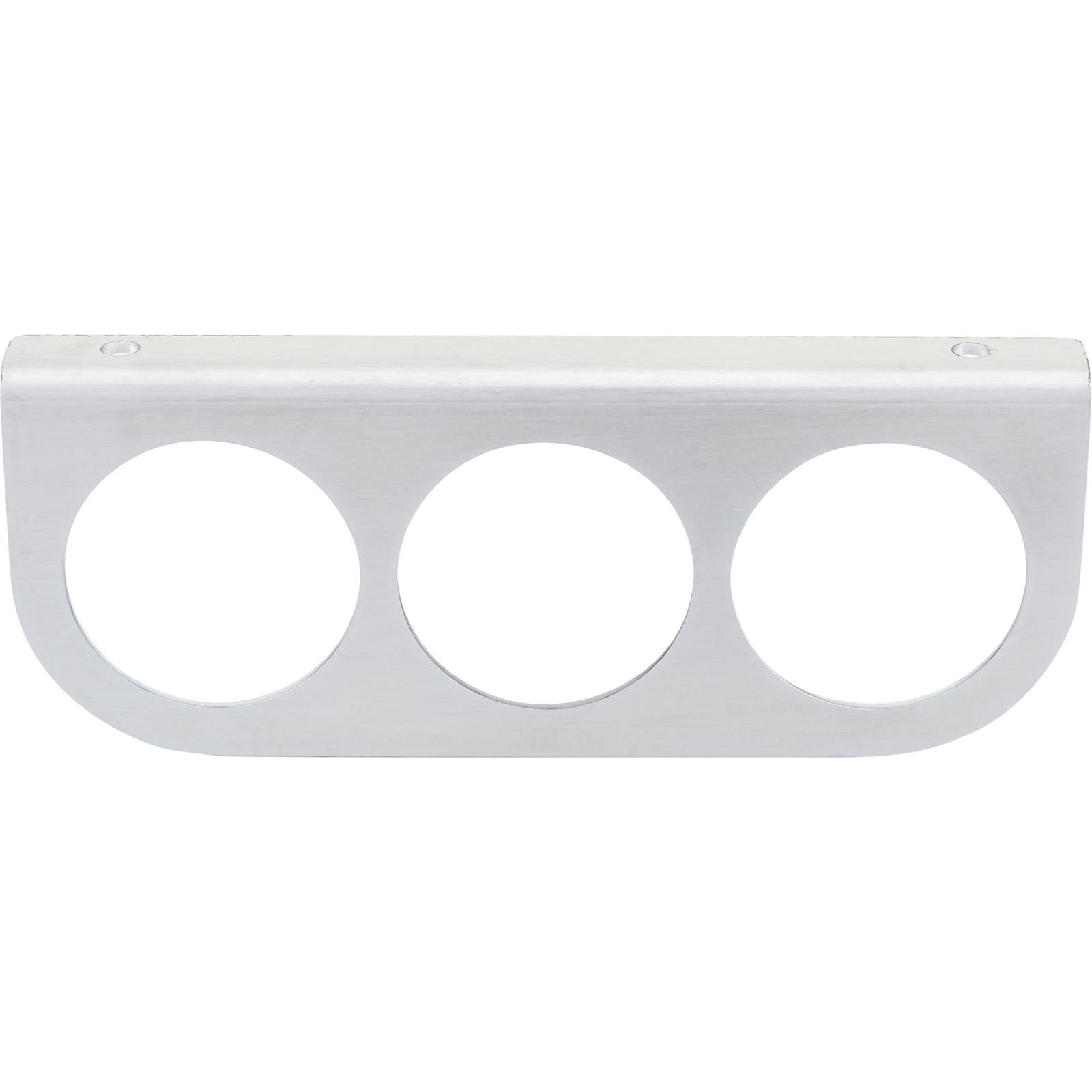 Speedway Universal 3 Gauge Dash Panel, Brushed