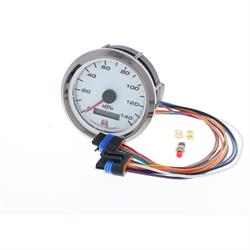 Omega Kustom 4", 140MPH Speedometer, Programmable, Performance