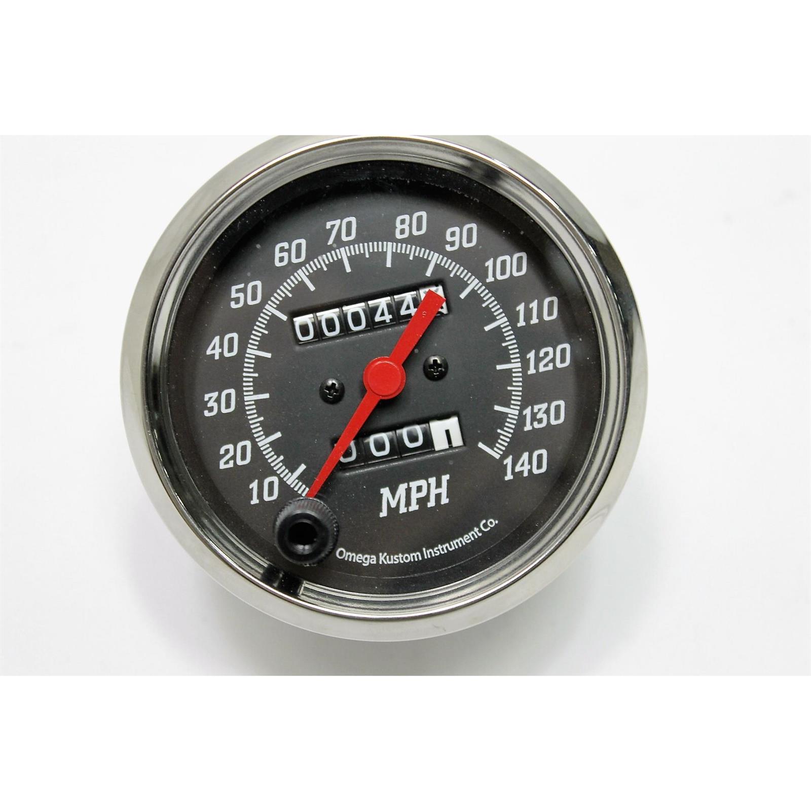 4" 140 mph Speedometer, Mech. Black