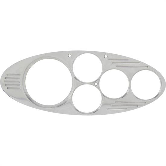 Aluminum 5 Gauge Dash Panel, 3-3/8 Inch, 1932 Ford Car