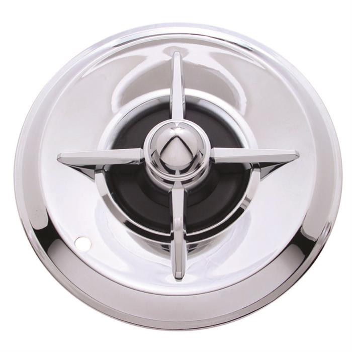 1957 Lancer Chrome 15 Inch Hubcaps, Set of 4