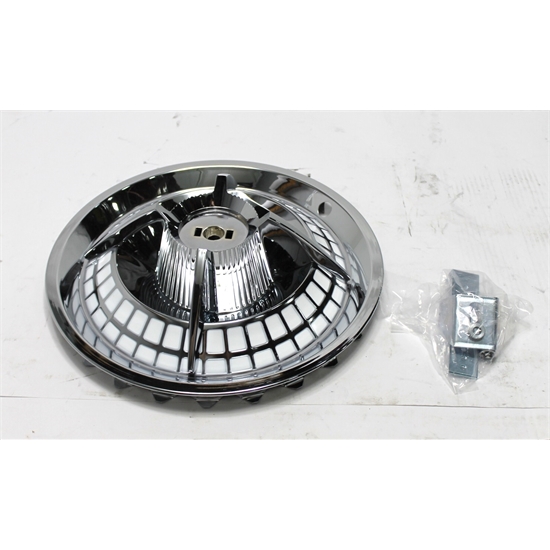 Garage Sale - 1959 Lancer Crab Style Hubcap, 14 Inch, Chrome, Single