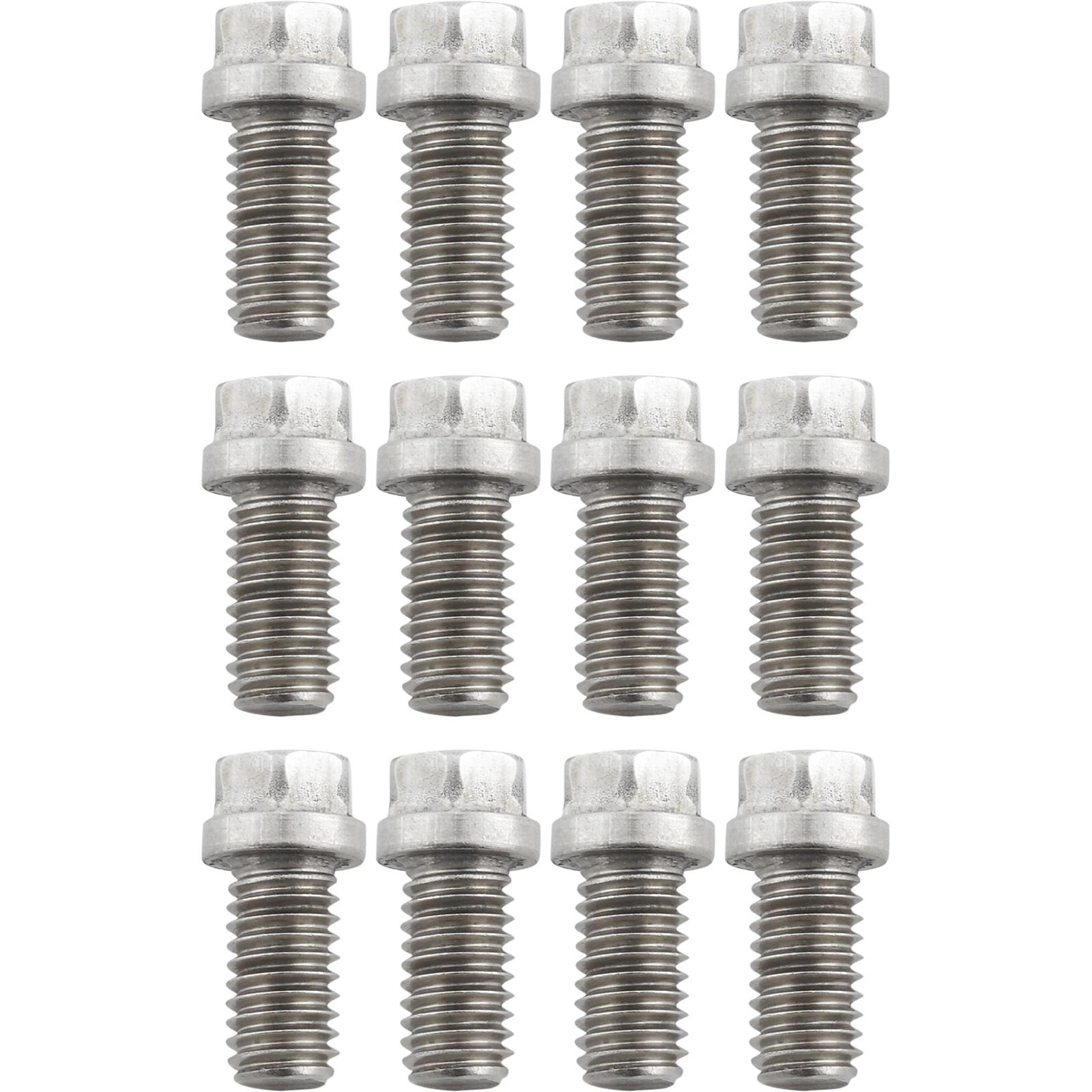 Stainless Steel Hex Head Header Bolts, 3/8-16 x 3/4, Set/12