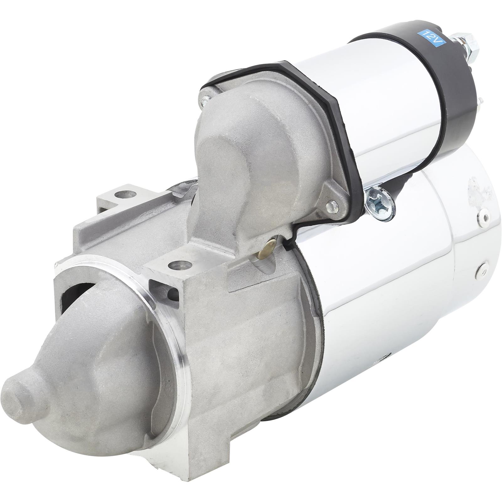 King Chrome 1955-86 Chevy Starter, 1.4 kW, 168-Tooth