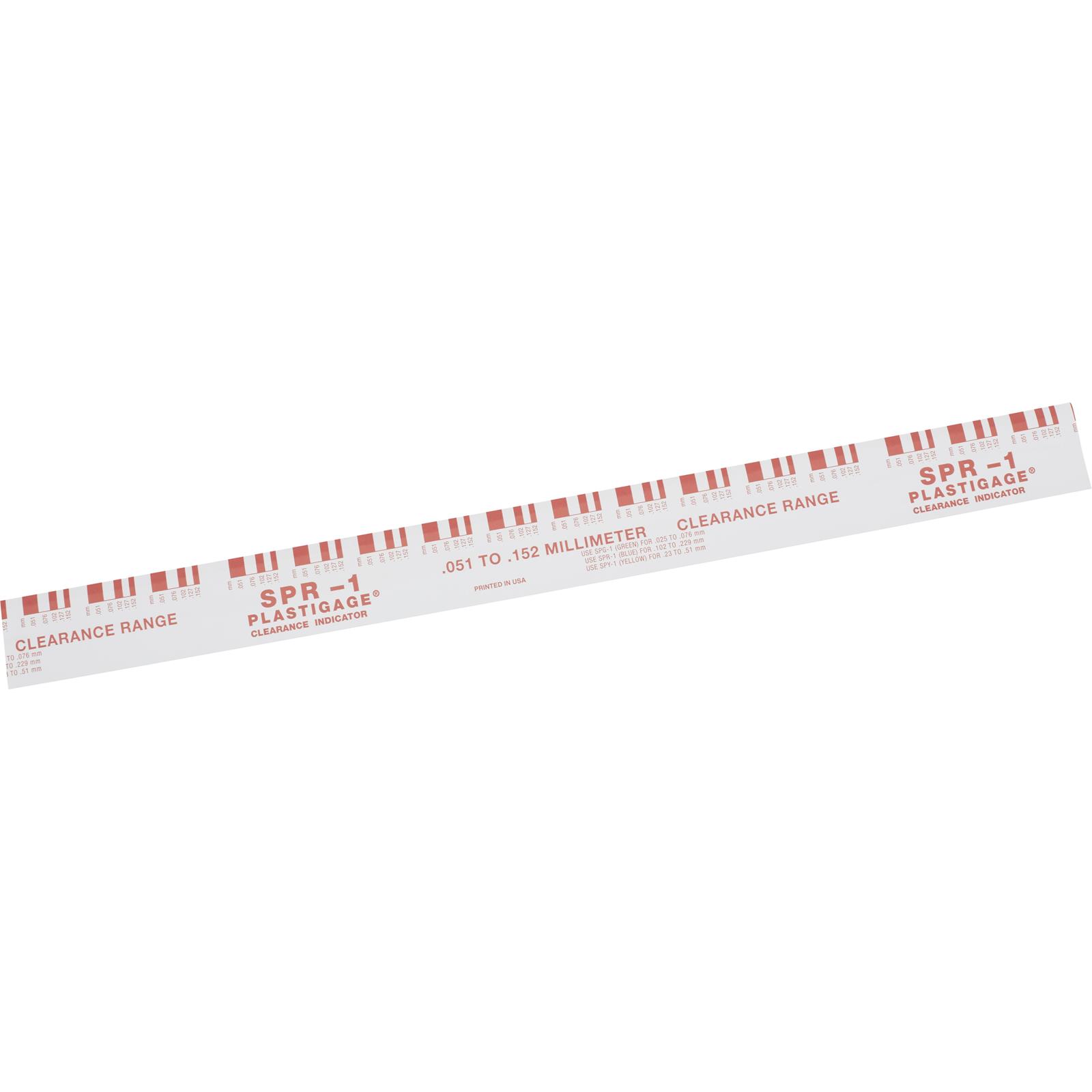 Red Plastigauge for Bearing Clearance, .002-.006 Inch