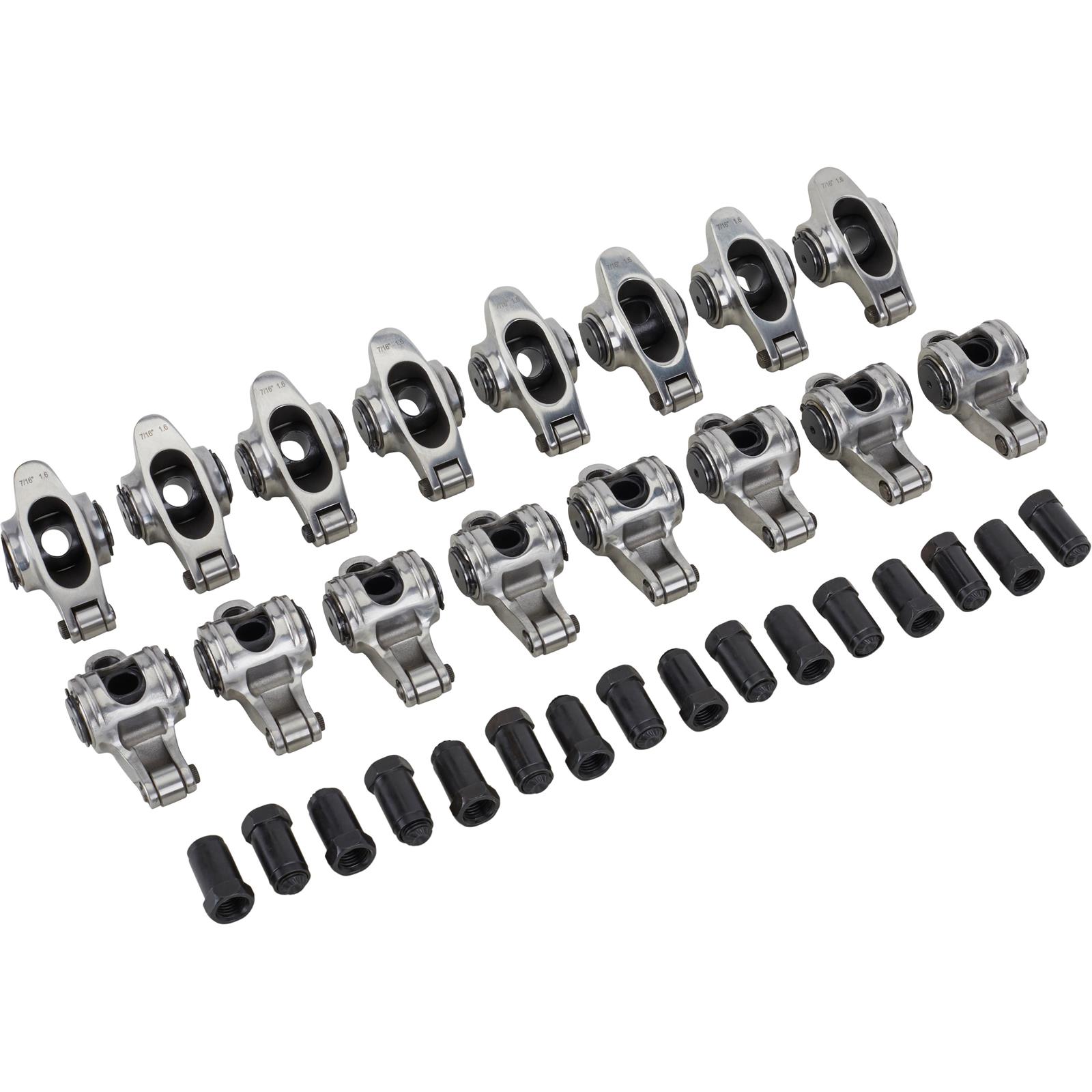 Stainless Steel Roller Rocker Arm, SBC, 1.6:1, 0.44 Inch, SBC