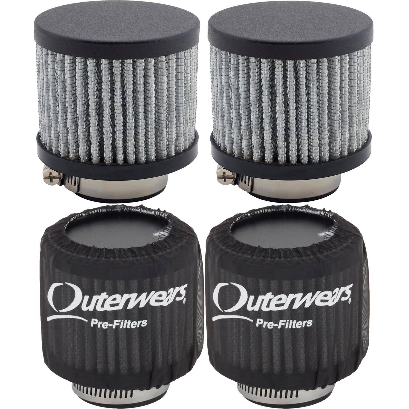 Speedway Motors Valve Cover Breather/Outerwear Filter Kit