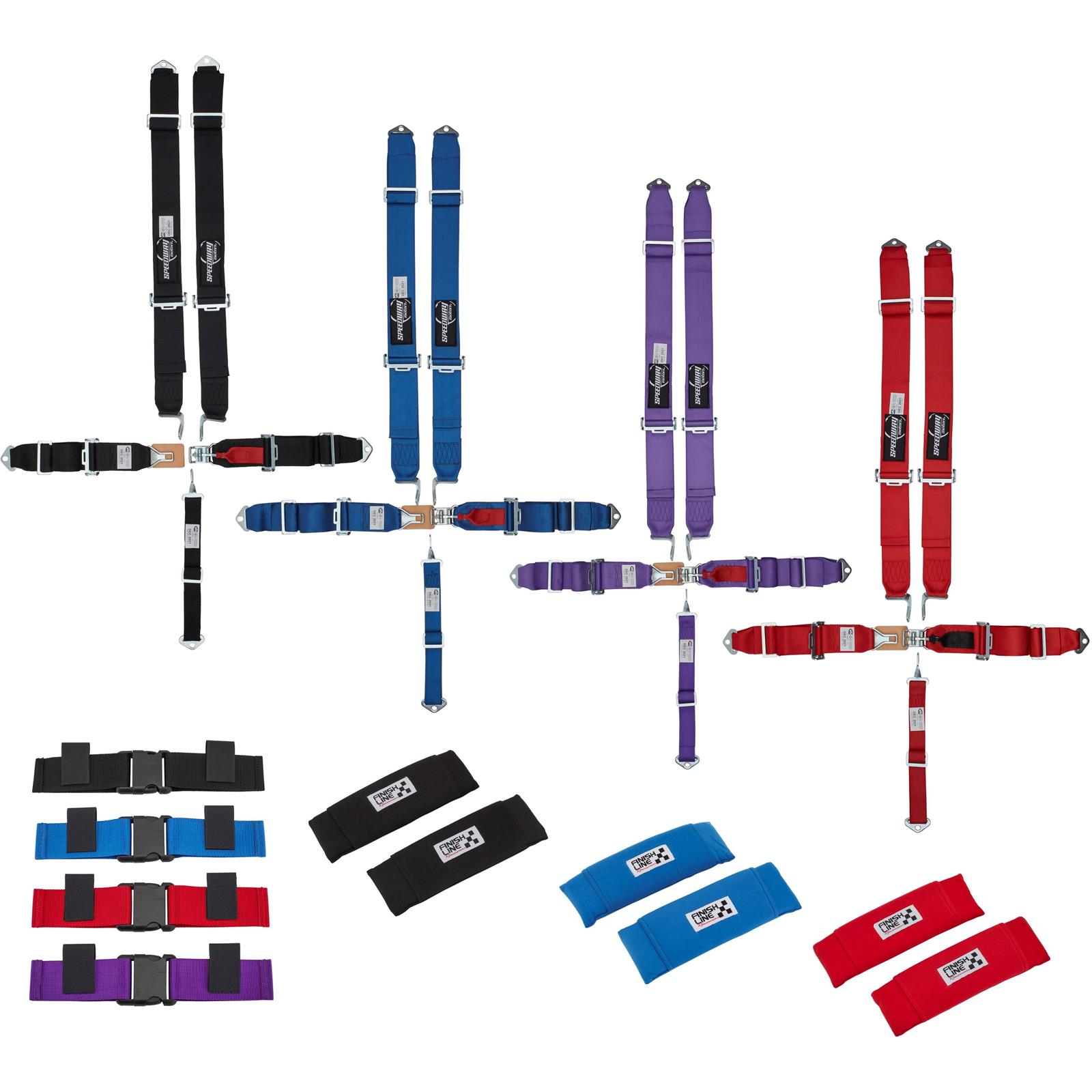 Speedway Motors Racing Harness/Shoulder Pad/Sternum Protector Kit